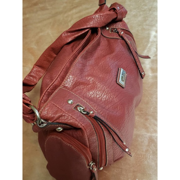 Rosetti | Bags | Rosetti Apple Red Faux Leather Purse Bag | Poshmark